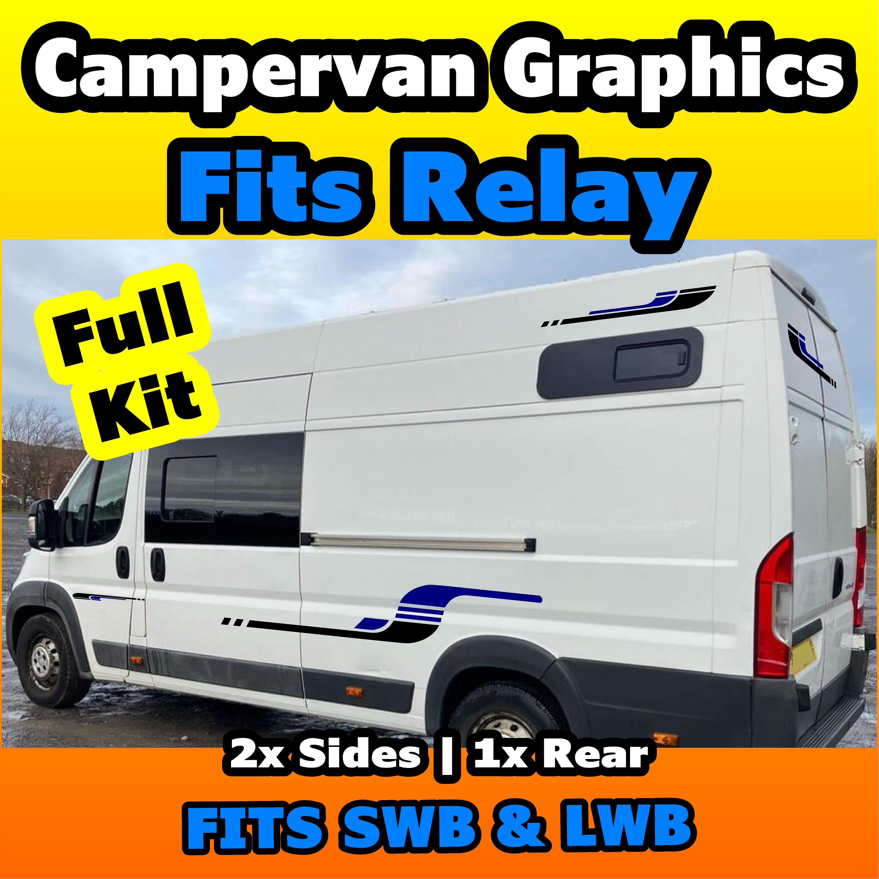 Citroen Relay | Campervan Graphics Kit – StreetStyle Stickers