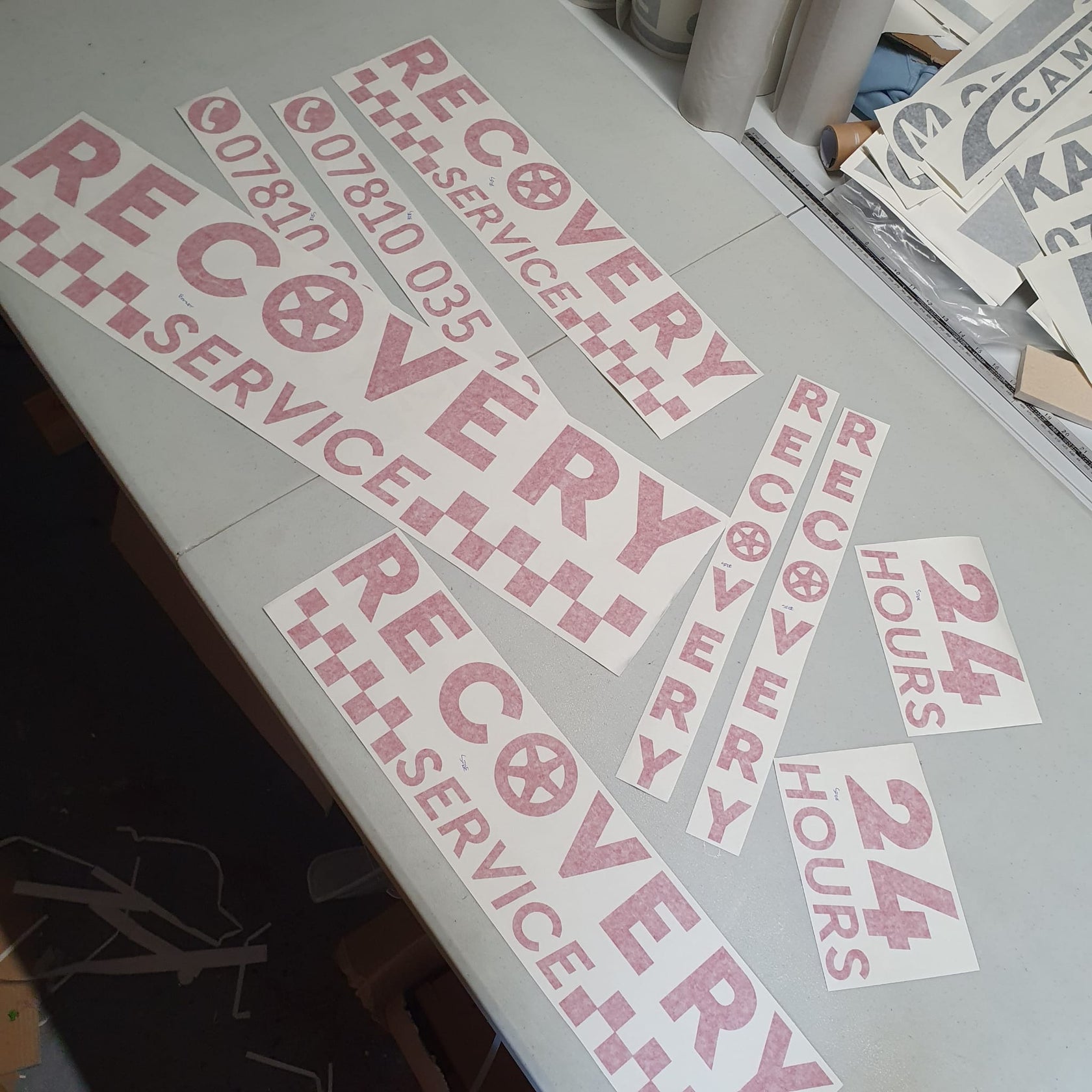 LDV Recovery Truck Stickers Kit | LDV Lettering – StreetStyle Stickers