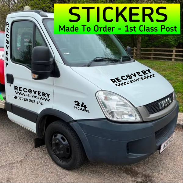 Iveco Daily Recovery Truck Stickers Kit | Citroen Relay Lettering ...