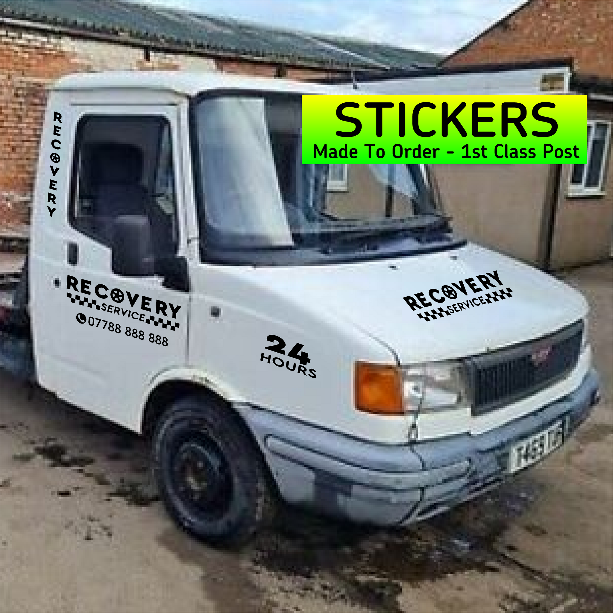 LDV Recovery Truck Stickers Kit | LDV Lettering – StreetStyle Stickers