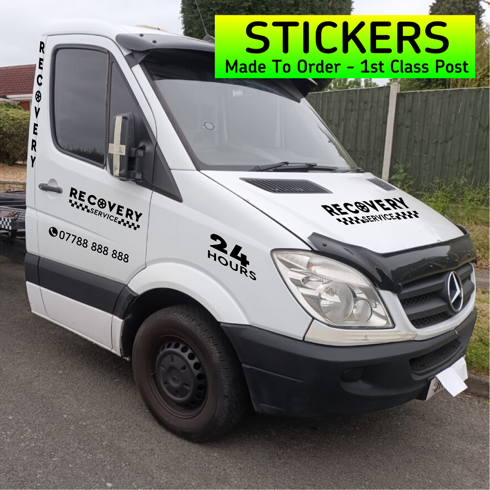 Recovery Truck Graphics VW Crafter | Recovery Truck Stickers ...