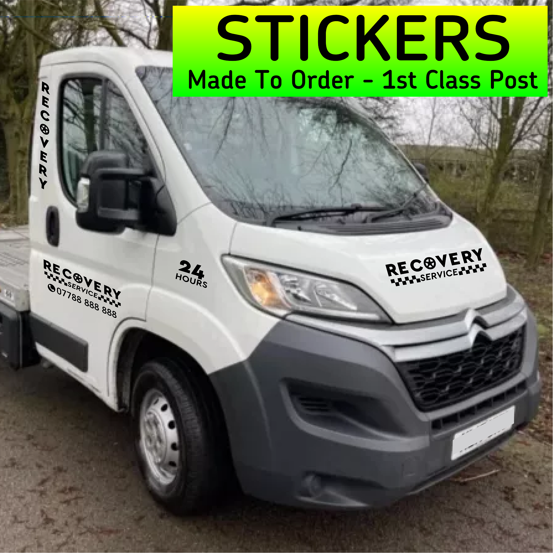 Recovery Truck Graphics Fiat Ducato | Recovery Truck Stickers ...