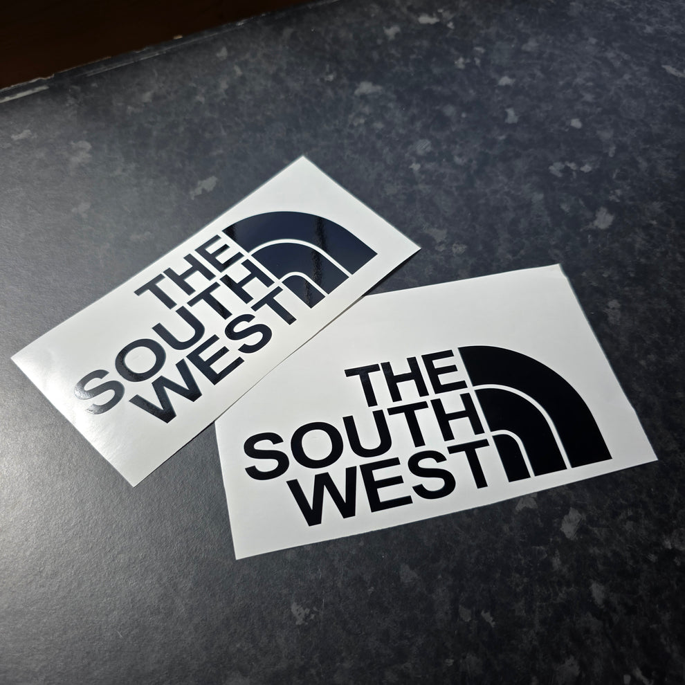 The South West Stickers | The North Face Inspired Car Decals ...